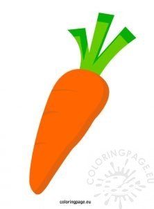 Easter - One Carrot | Coloring Page