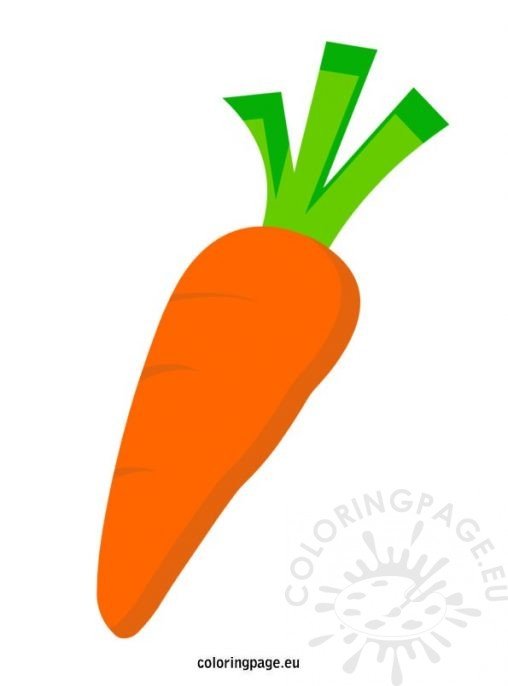 Easter - One Carrot | Coloring Page
