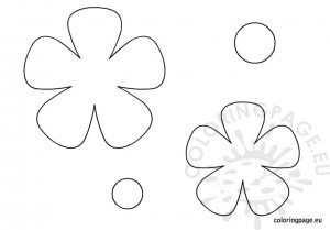 Flower Shapes | Coloring Page