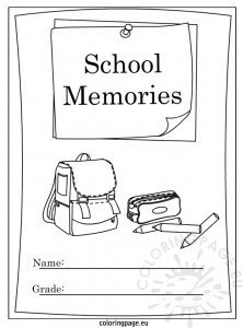 School memories | Coloring Page