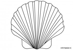 Shell coloring page | Coloring Page