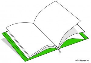 Open book | Coloring Page