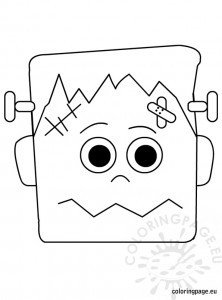 Halloween Frankenstein | Coloring Page