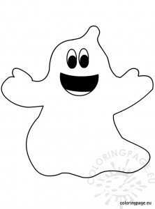 Halloween Ghost | Coloring Page