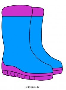 Snow Boots | Coloring Page