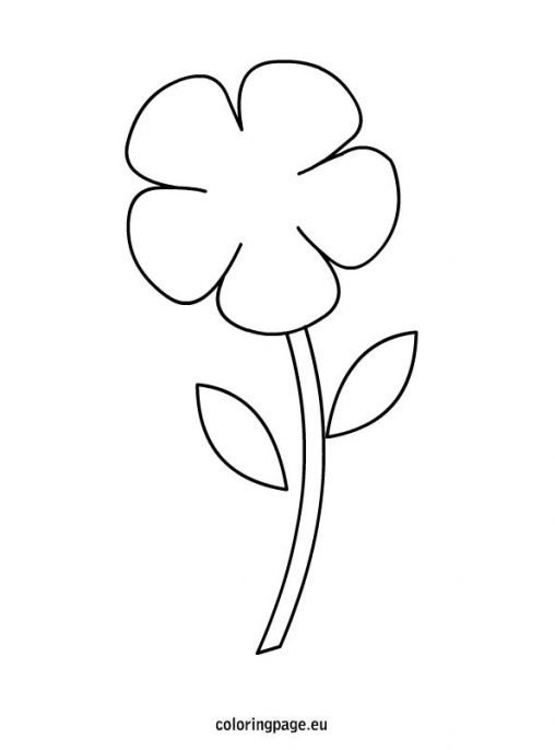 Flower coloring page | Coloring Page