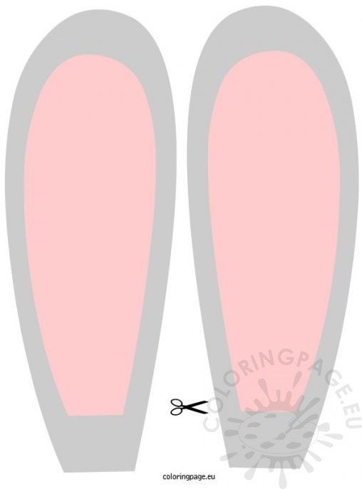 Easter bunny ears | Coloring Page