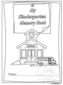 Kindergarten Memory Book free | Coloring Page