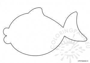 Flip Flop template | Coloring Page