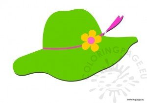 Sun hat | Coloring Page