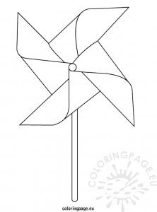 Pinwheel coloring page | Coloring Page