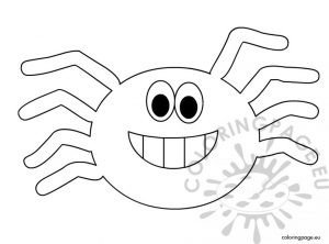 Halloween spider coloring sheet | Coloring Page