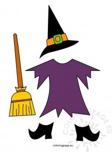 Witch Costume | Coloring Page