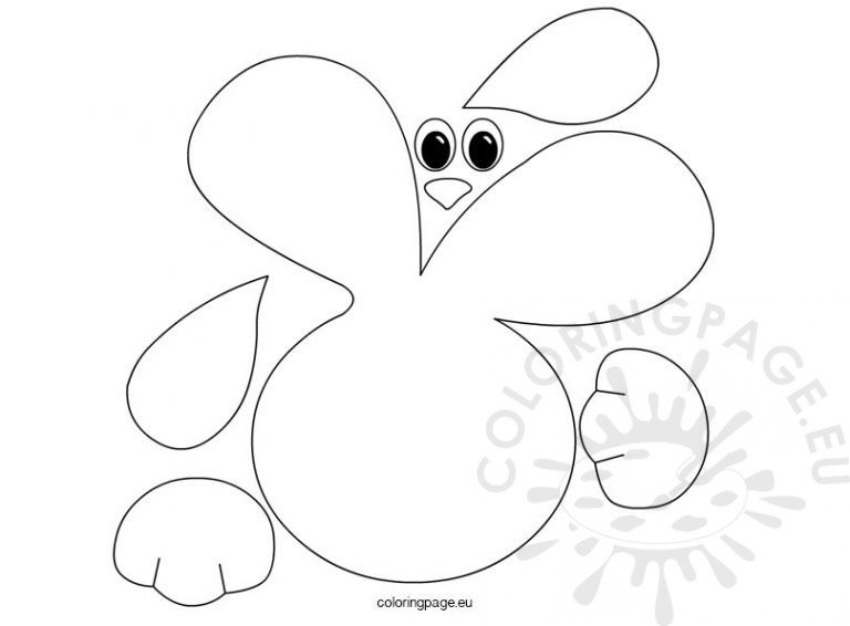 Bunny Template | Coloring Page