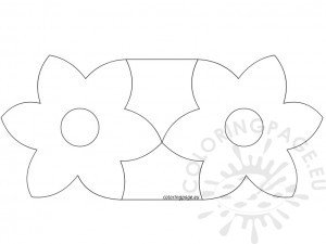 Flower Card | Coloring Page