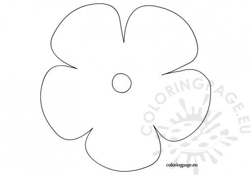 Large flower | Coloring Page
