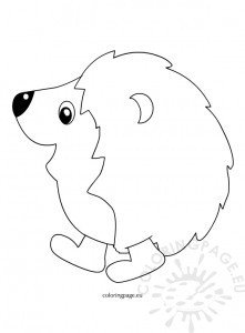 Autumn - Hedgehog | Coloring Page