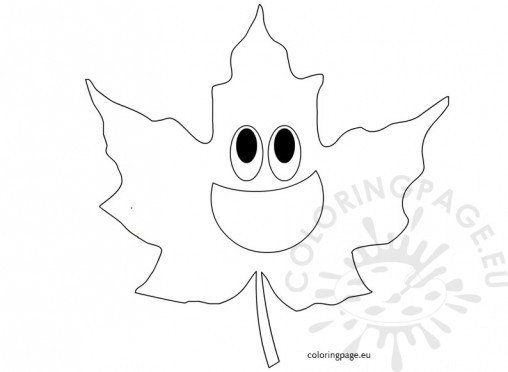 Maple Leaf | Coloring Page