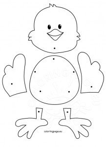 Easter chick crafts preschool | Coloring Page