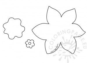 Spring crafts beautiful daffodil | Coloring Page