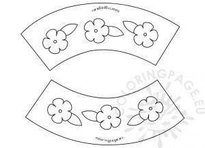 Easter egg holders template | Coloring Page
