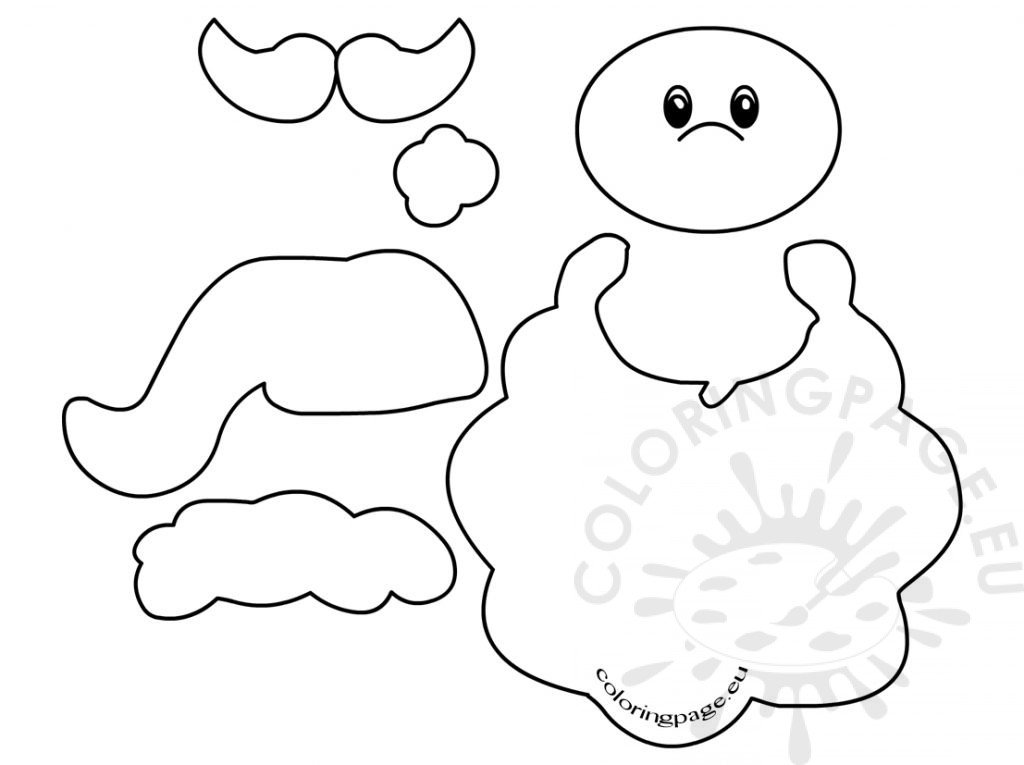 DIY Santa Claus Patterns | Coloring Page