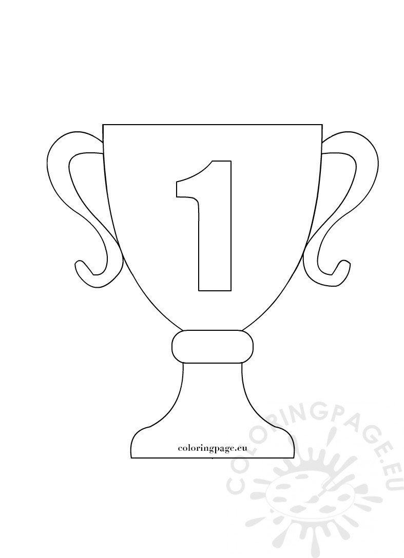 Trophy Template Printable