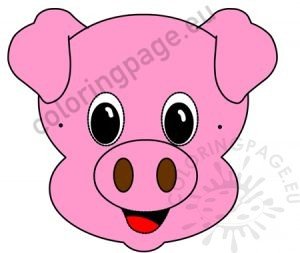 Pig face mask printable Paper Pig Mask | Coloring Page