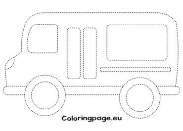 Back To School Picture Tracing | Coloring Page