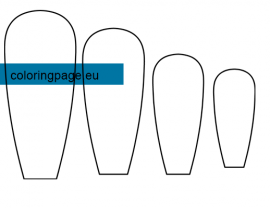 Thanksgiving Turkey Feather Template | Coloring Page
