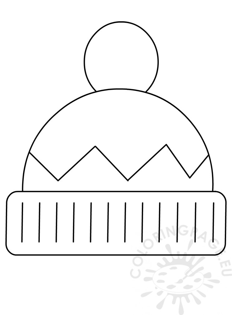 Free Printable Winter Hat Template