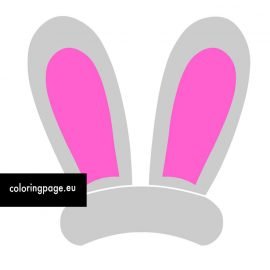 Free printable bunny ears | Coloring Page