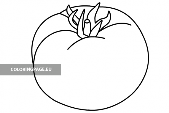 Tomato vegetable printable | Coloring Page