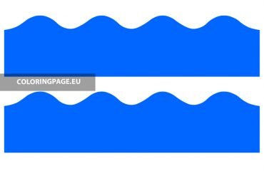 Free Blue Bulletin Board Border | Coloring Page