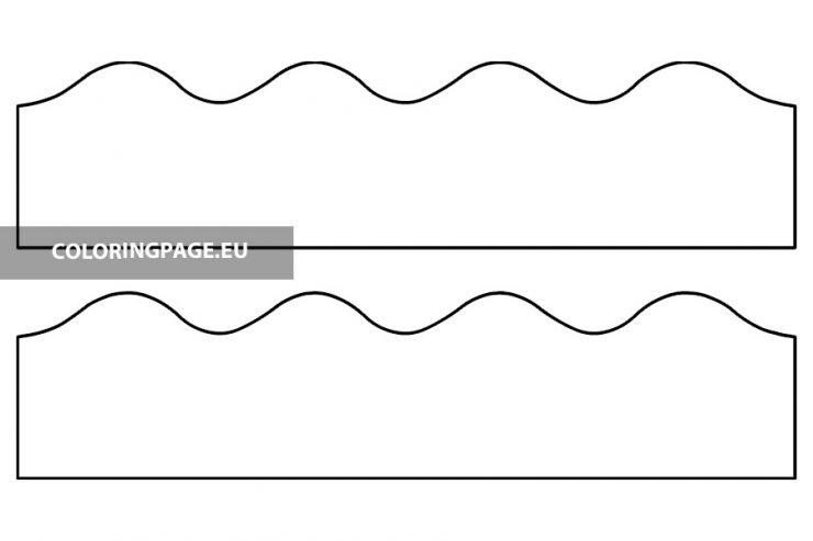 Bulletin Board Border Template Coloring Page