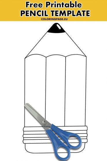 Pencil template | Coloring Page