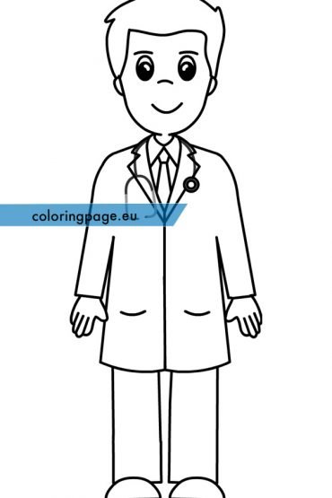 Printable Medical Doctor | Coloring Page