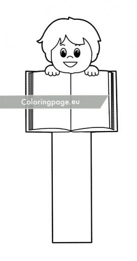 Printable Back to School Bookmark | Coloring Page