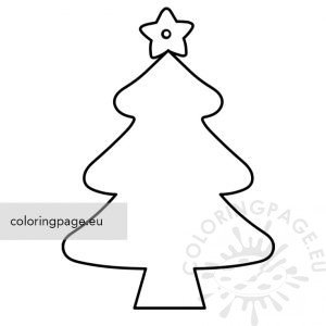 Printable Christmas Tree Ornament | Coloring Page