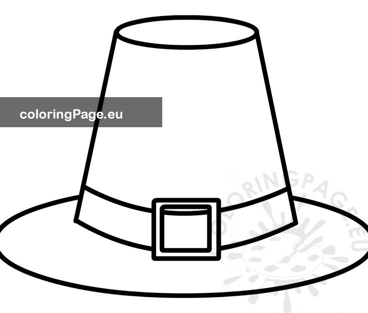Free Printable Pilgrim Hat Template