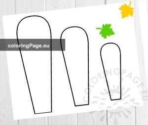 Printable Turkey feather pattern pdf | Coloring Page