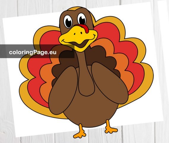 Free printable Printable Turkey Thanksgiving | Coloring Page