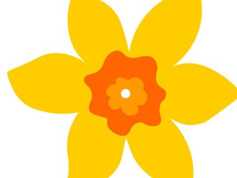 Daffodil Flower Yellow printable | Coloring Page