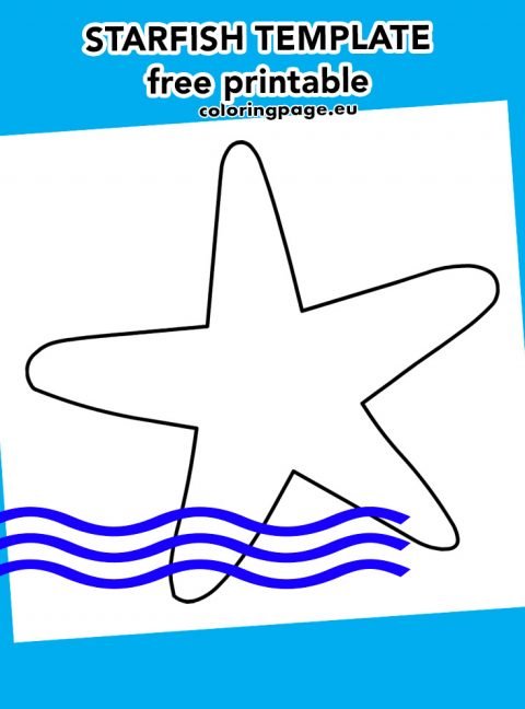 Printable Starfish pattern | Coloring Page