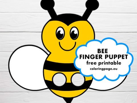 Bees - Coloring Page