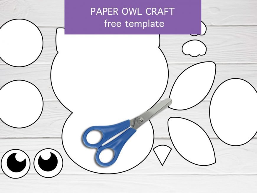 Printable Owl Template pdf | Coloring Page
