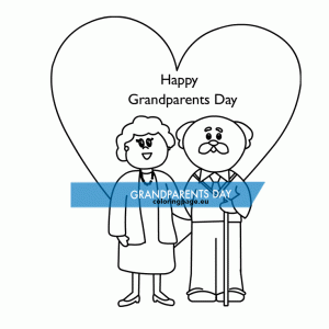 Grandparent’s Day – Coloring Page