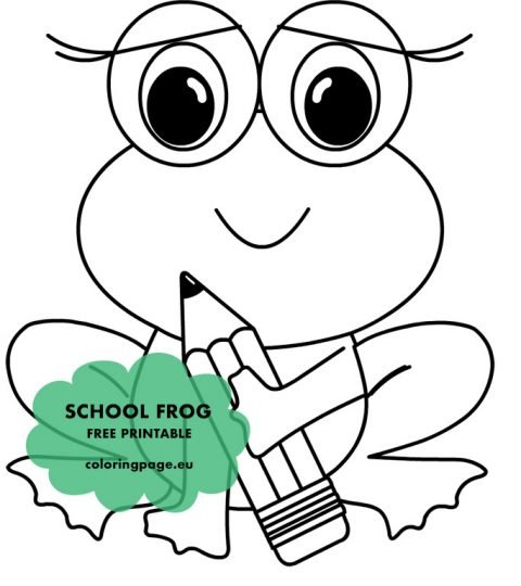 Frogs - Coloring Page