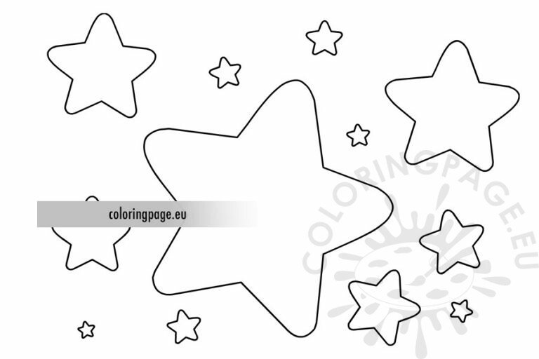 Star coloring page | Coloring Page
