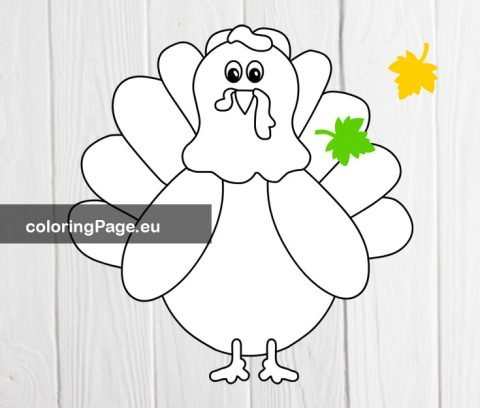 Thanksgiving Turkey coloring page | Coloring Page